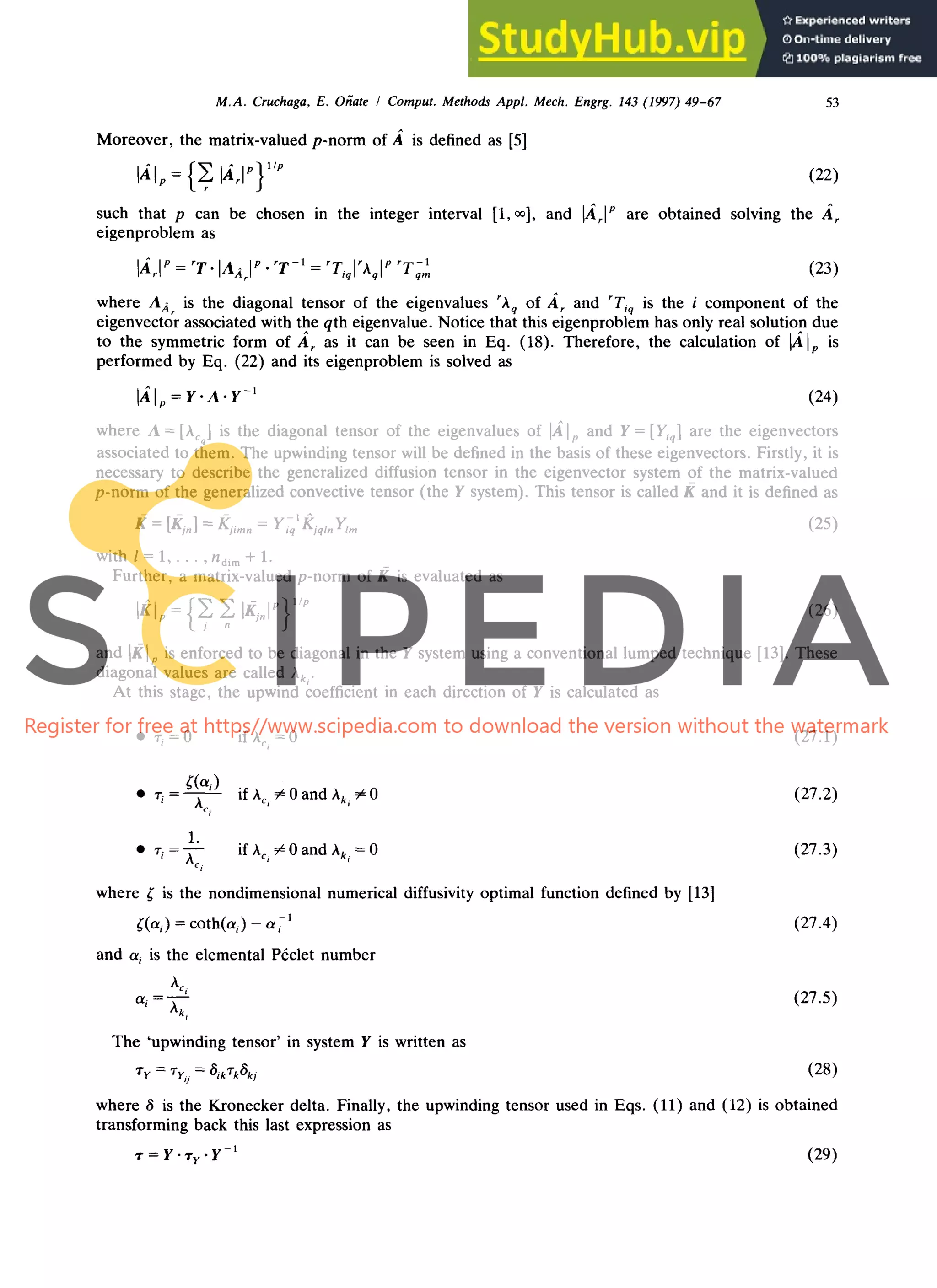 A Finite Element Formulation For Incompressible Flow Problems Using A ...