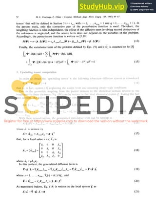 A Finite Element Formulation For Incompressible Flow Problems Using A Generalized Streamline ...