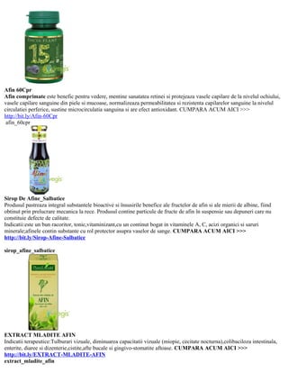 Afinul planta medicinala | DOC