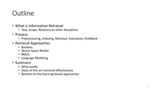 Information Retrieval Fundamentals - An introduction | PDF