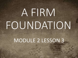 Module 2 Lesson 3 | PPT