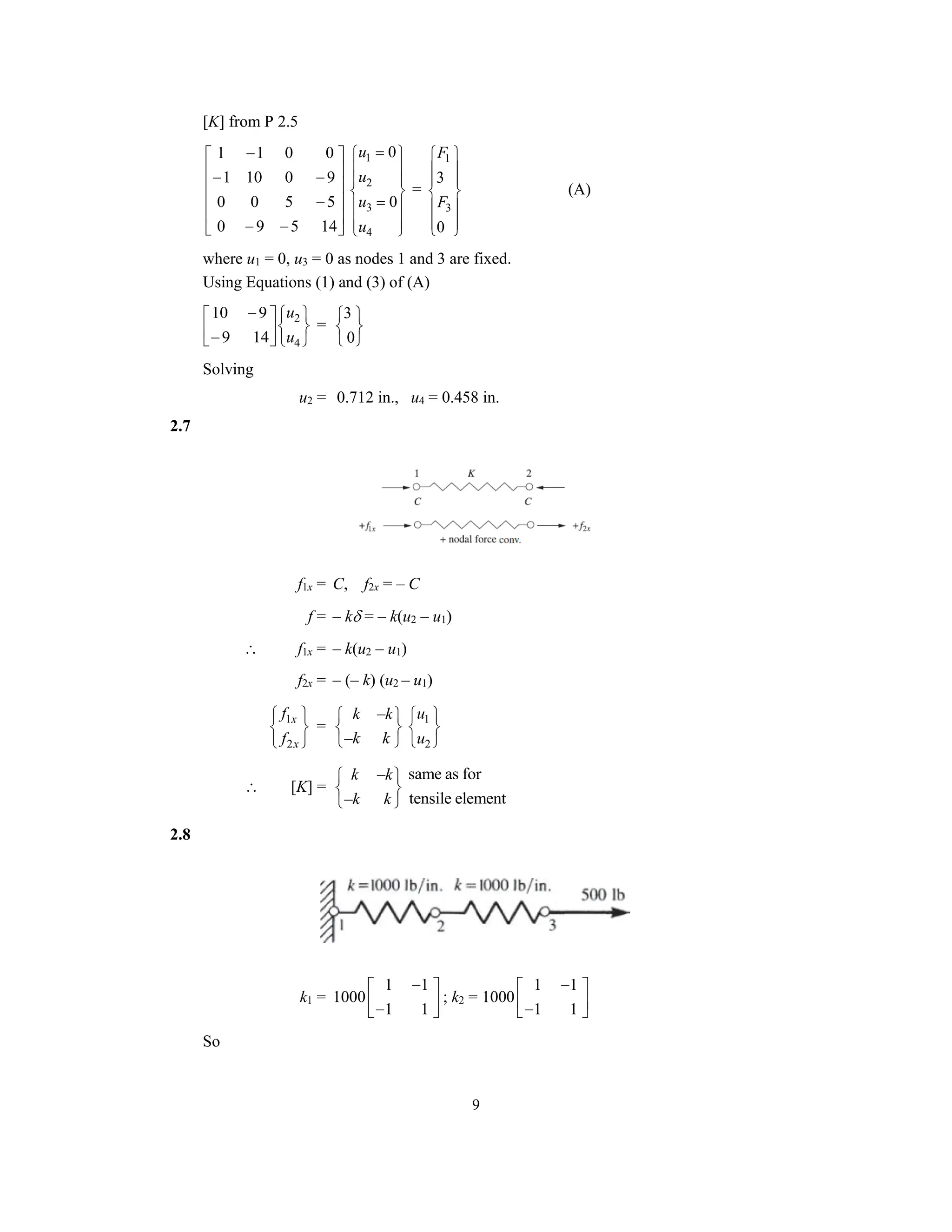 Solutions for Problems in "A First Course in the Finite Element Method" (6th Edition) by Daryl ...