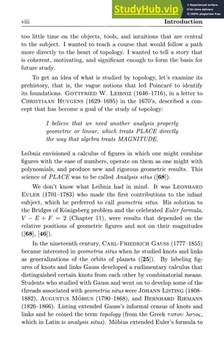 A First Course In Topology | PDF