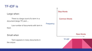A first look at tf idf-pdx data science meetup | PPTX