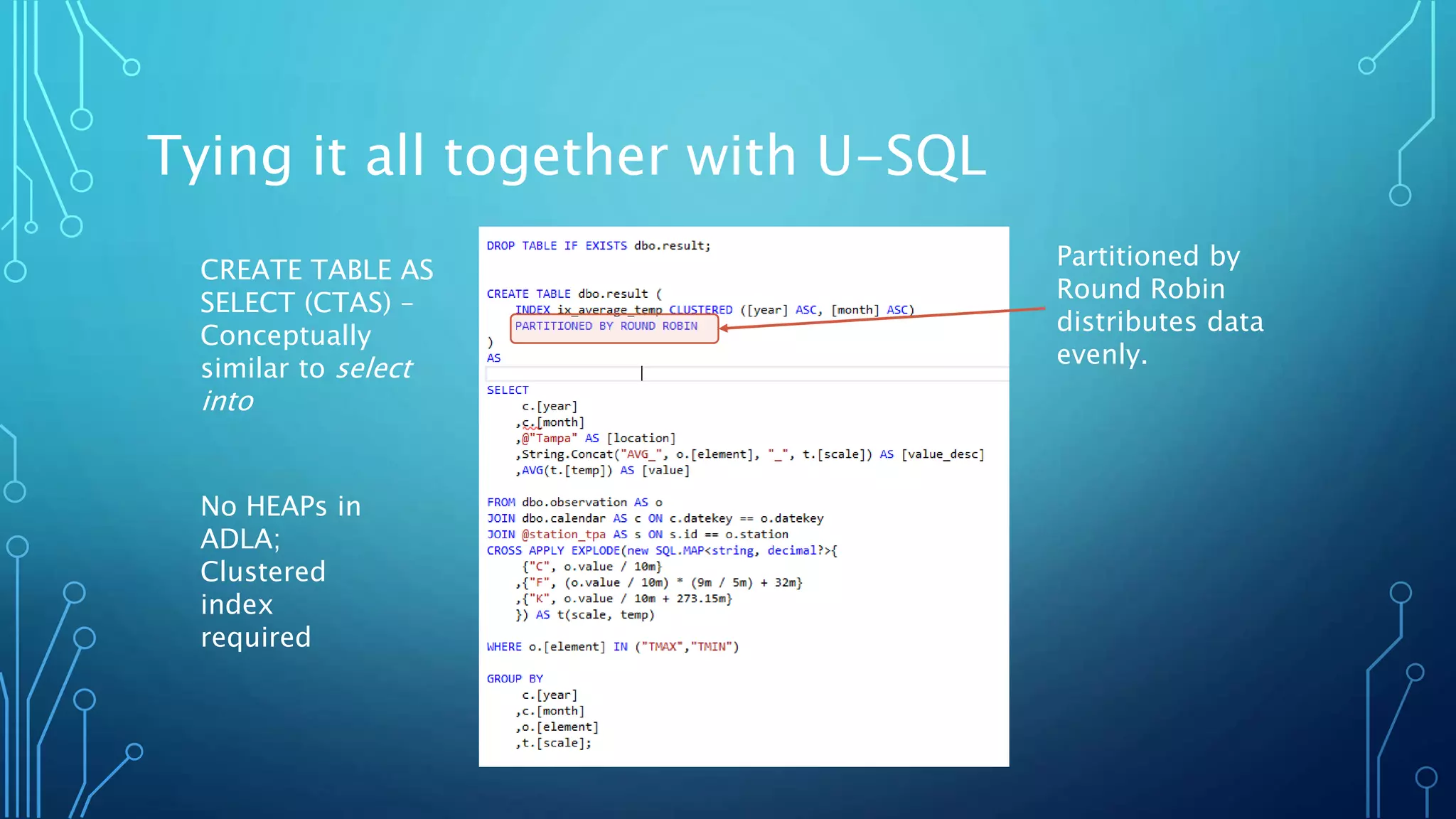 Hands-On with U-SQL and Azure Data Lake Analytics (ADLA) | PPTX | Cloud Computing | Internet