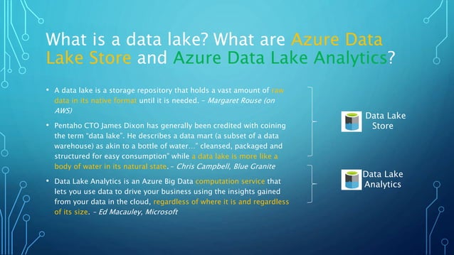 Hands-On with U-SQL and Azure Data Lake Analytics (ADLA) | PPTX | Cloud Computing | Internet