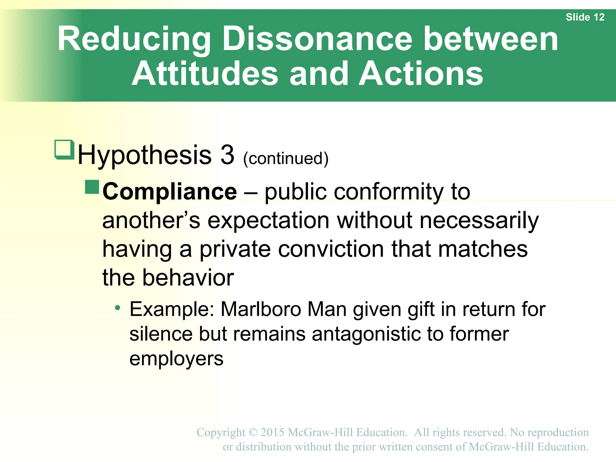 Cognitive dissonance theory and it's examples.ppt
