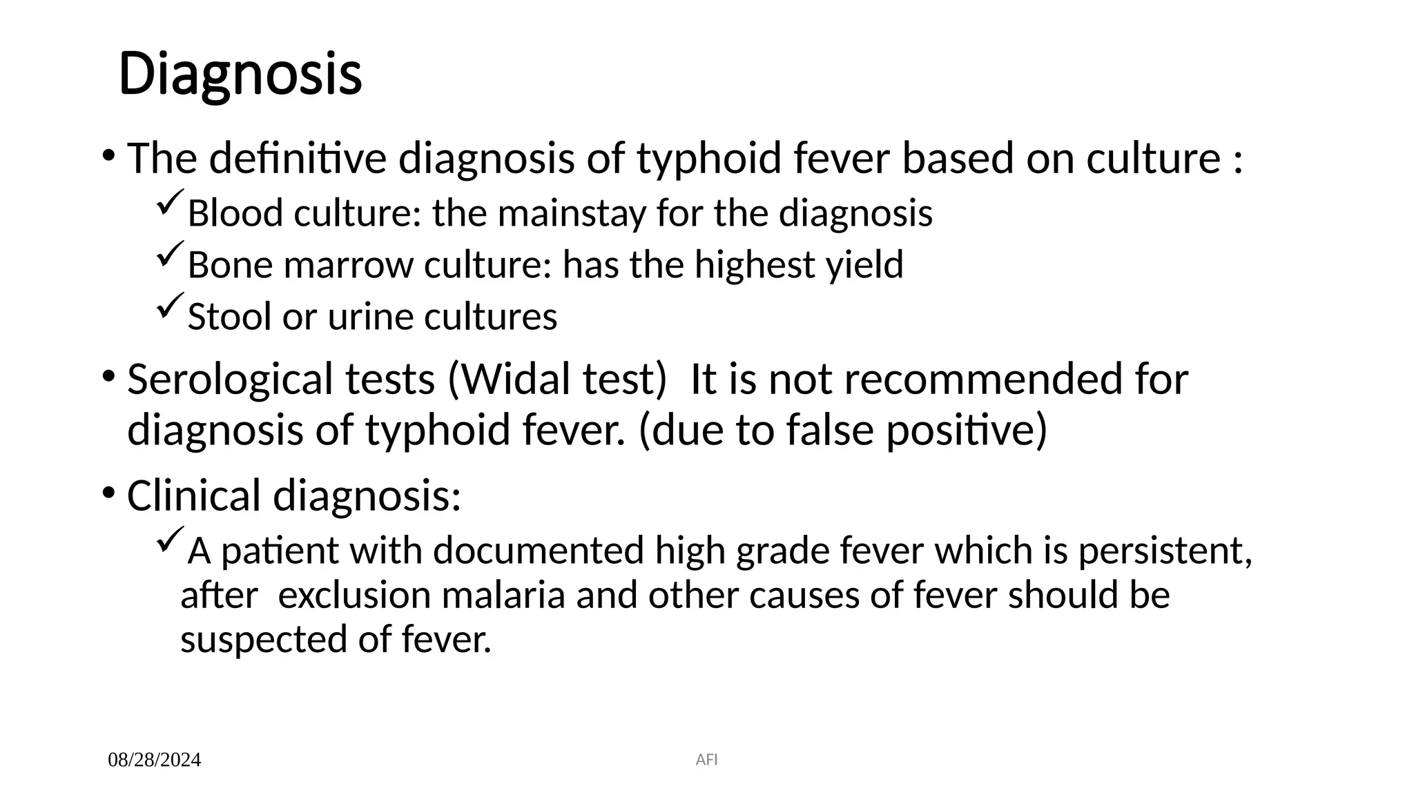 AFI Acute febrile illness and other diseases | PPT