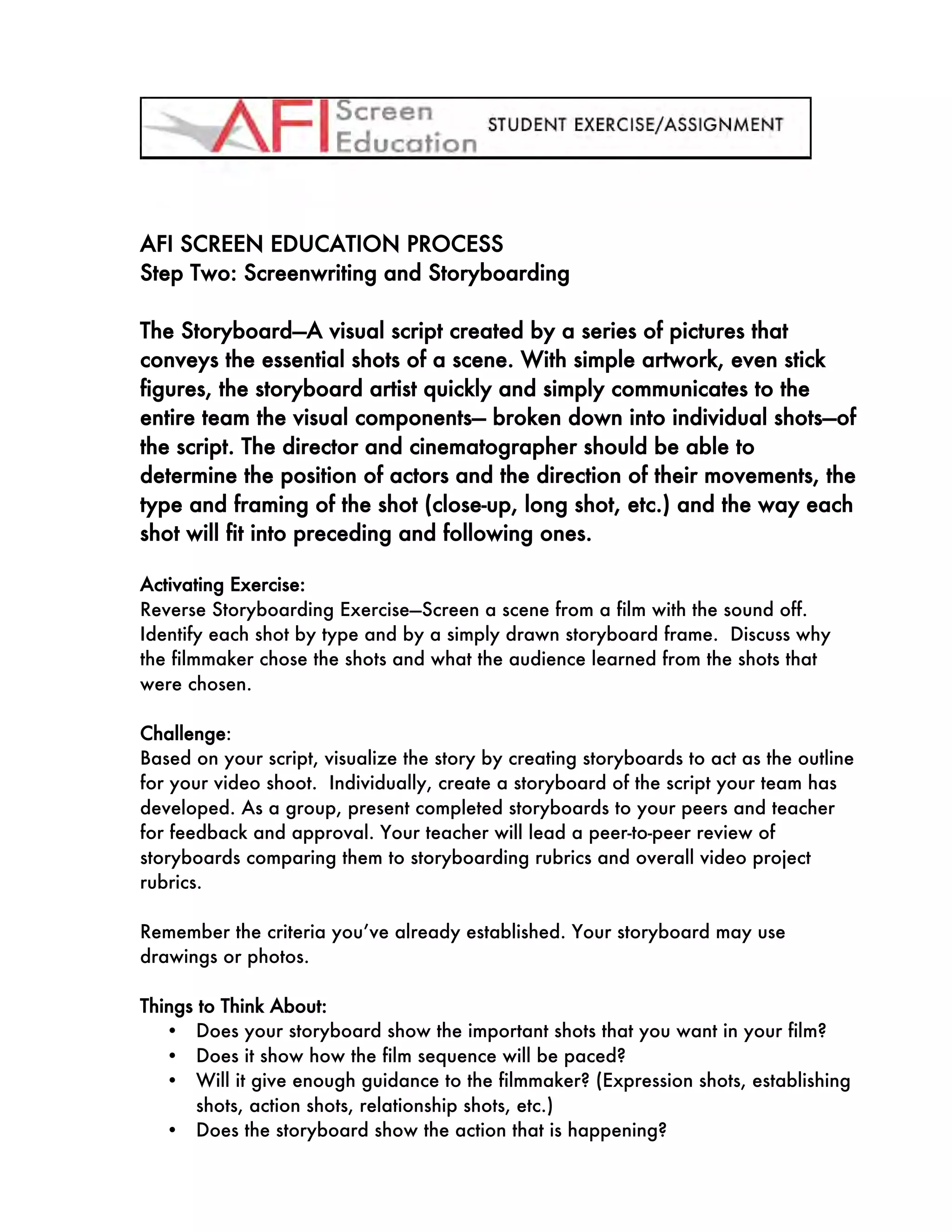 Afi step2 student | PDF