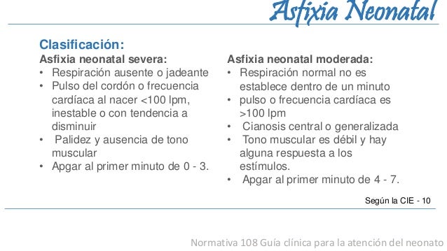 Asfixia neonatal