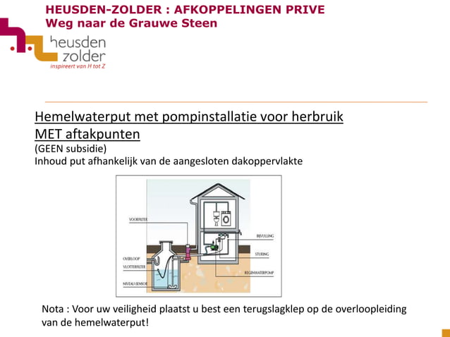 Afkoppelen riolering op priveterrein | PPTX | Water Services | Home ...