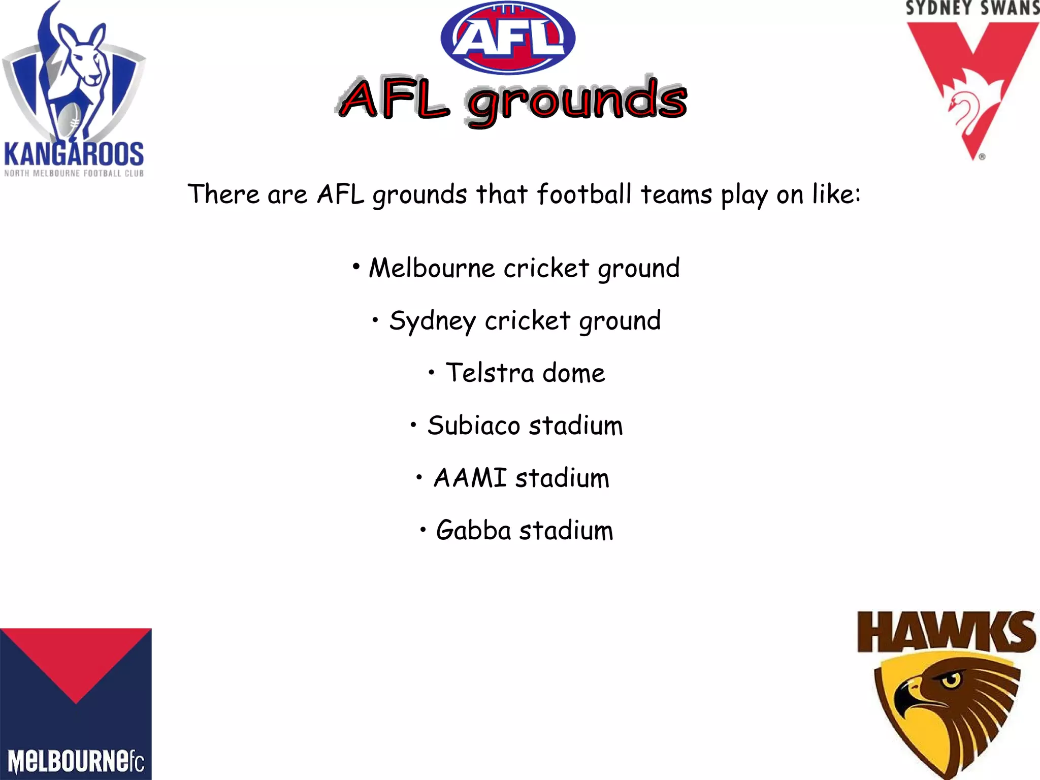 Afl Presentation | PPT