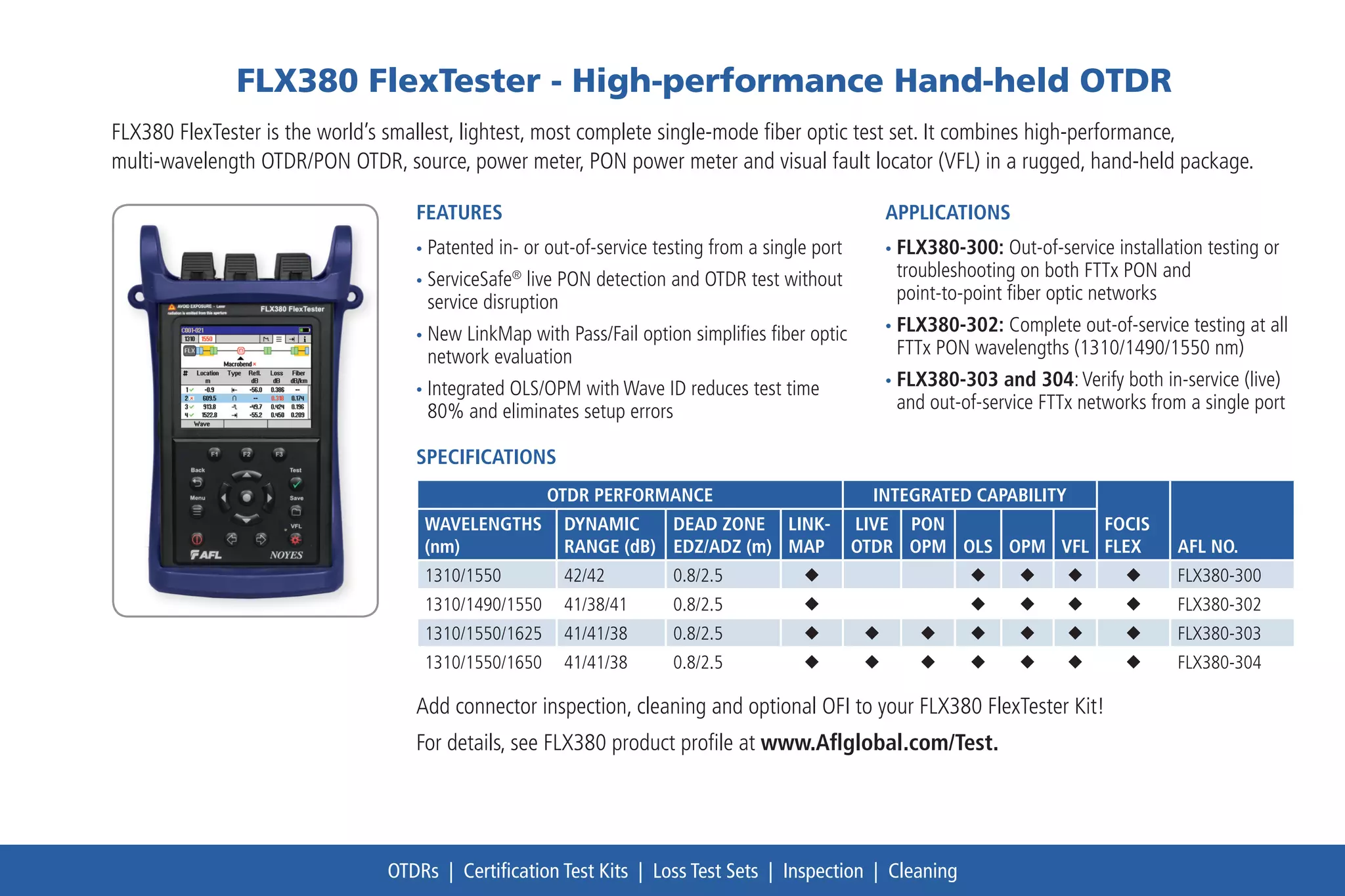 AFL Fiber Optic Test and Inspection Solutions 2017 | PDF | Computer ...