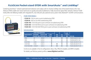 AFL Fiber Optic Test and Inspection Solutions 2017 | PDF