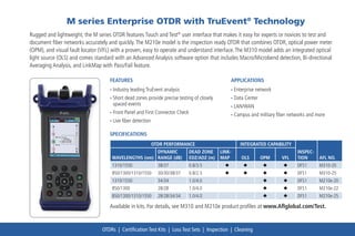 AFL Fiber Optic Test and Inspection Solutions 2017 | PDF