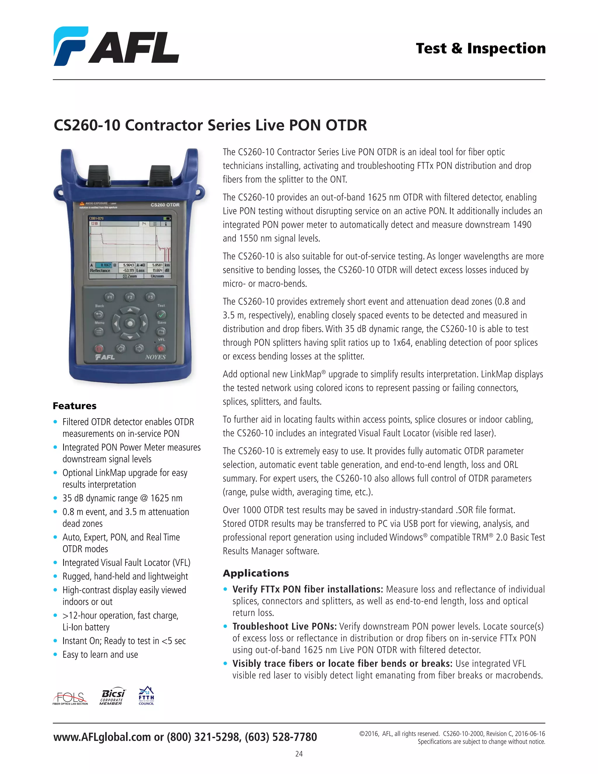 Afl test-inspection-catalog | PDF