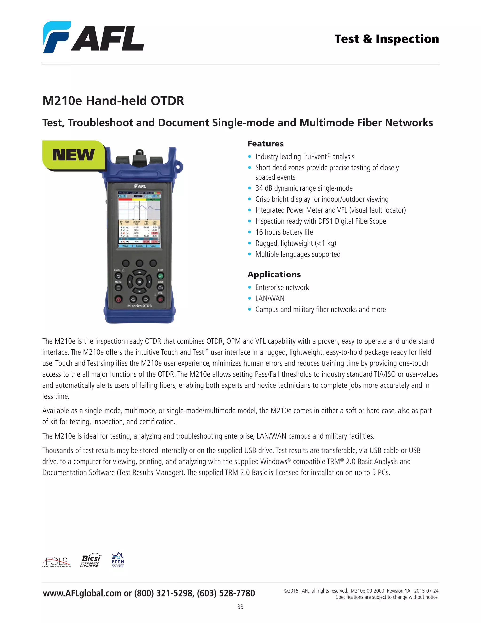 Afl test-inspection-catalog | PDF