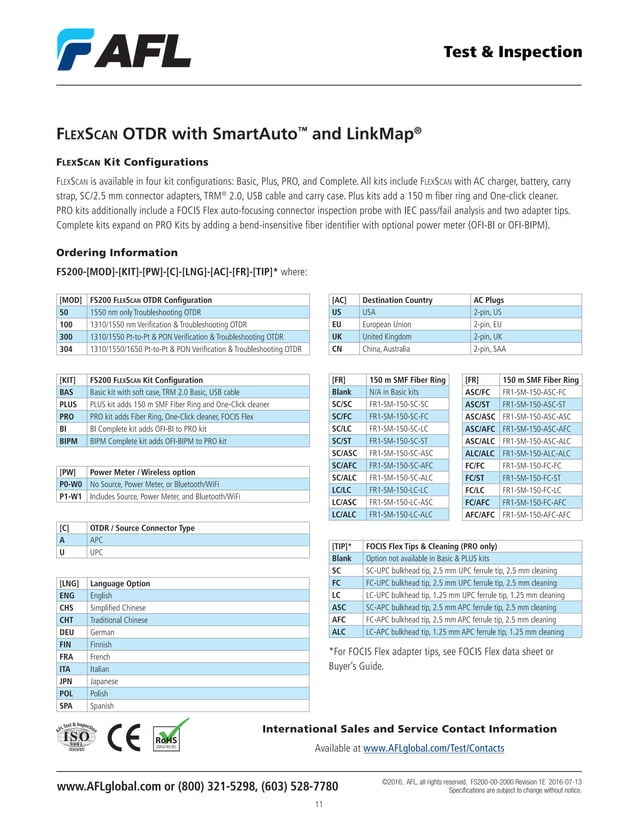 Afl test-inspection-catalog | PDF | Aviation Industry | Industries