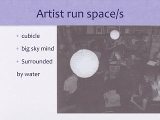 creative commons, artist run spaces, anarchist info shops | PDF