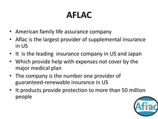 Aflac | PPTX | Life Insurance | Insurance