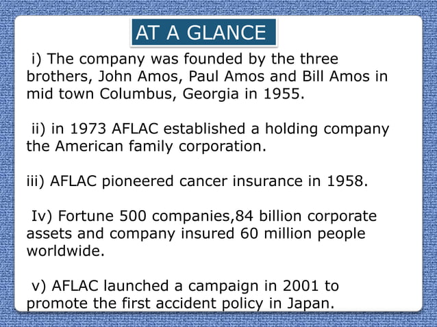 Aflac presentation | PPT