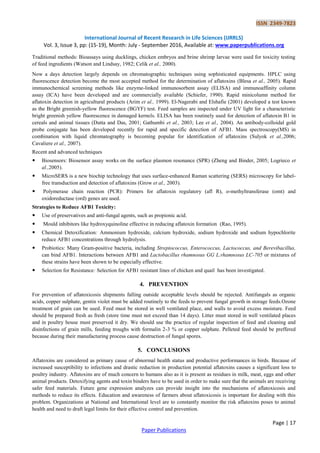 Aflatoxicosis in Poultry | PDF