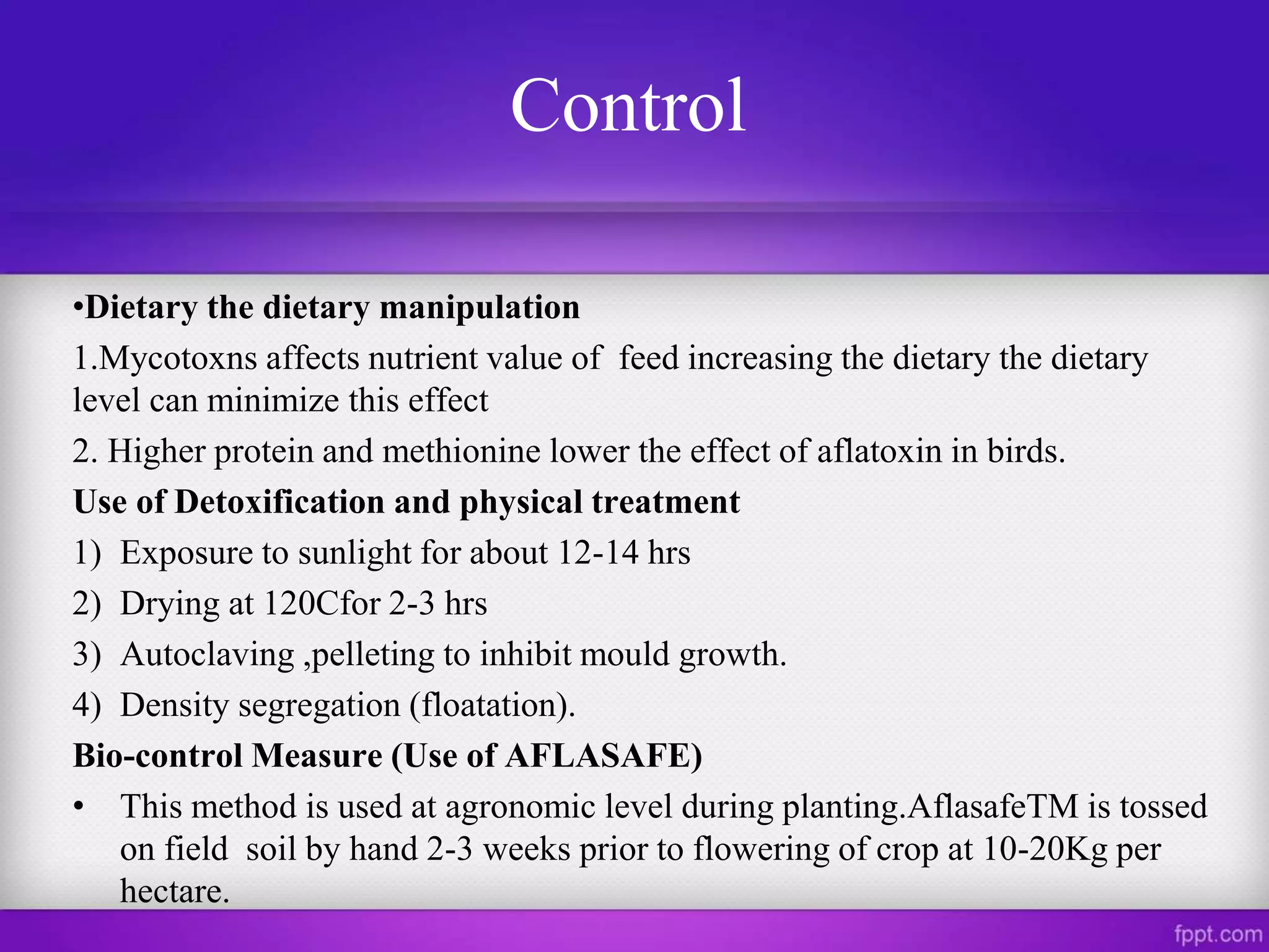 Aflatoxicosis poultry | PPT