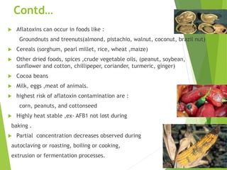 Aflatoxin | PPTX | Digestive Disorders | Diseases and Conditions