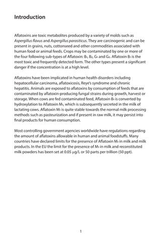 Aflatoxin m1 | PDF