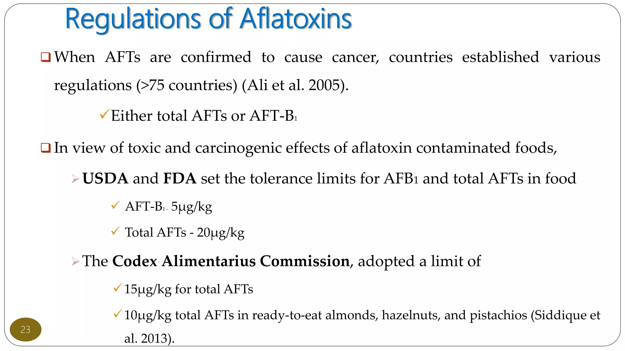 Aflatoxin presentation | PPTX