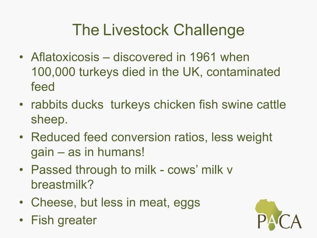The Aflatoxin Challenge | PPT
