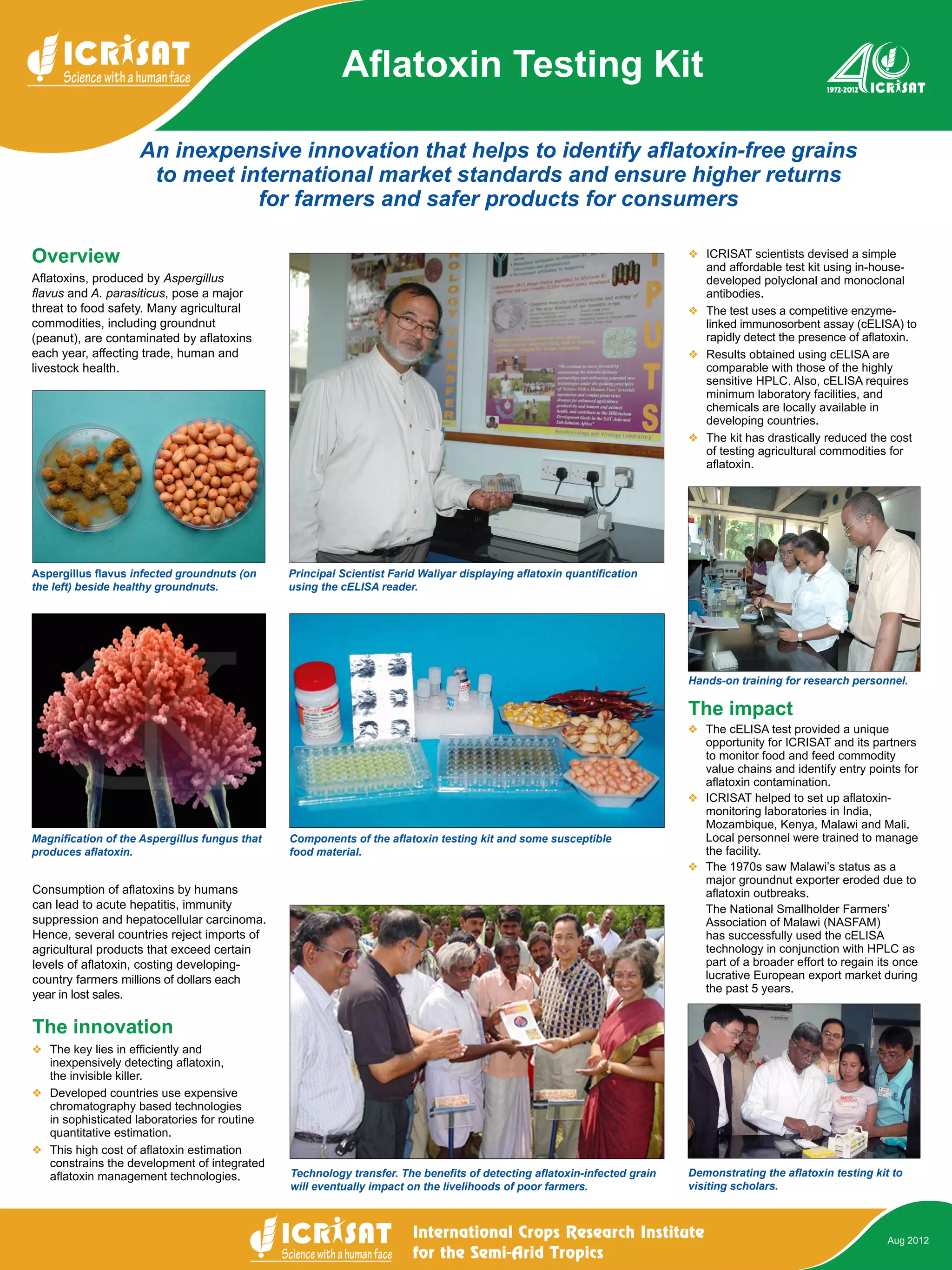 Aflatoxin testing kit | PDF