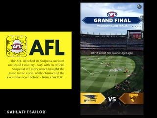 AFL clubs + Snapchat | PDF