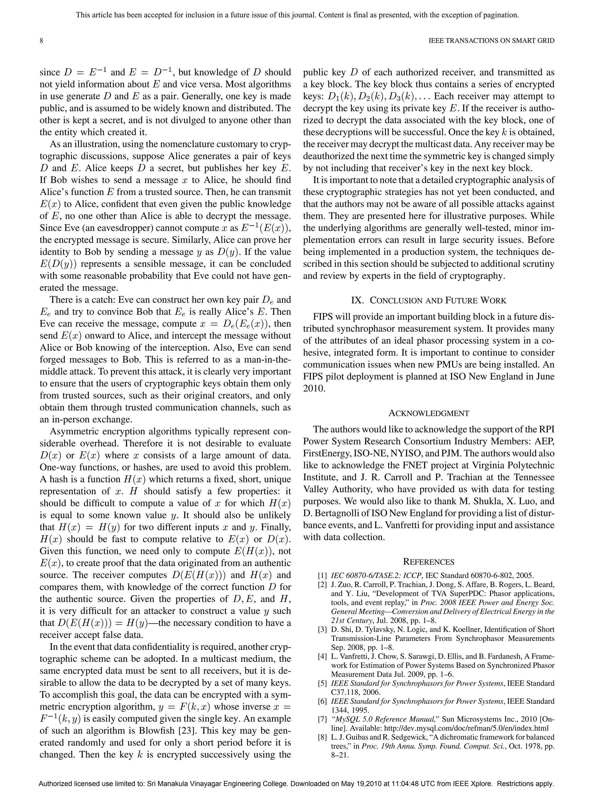 A flexible phasor data concentrator design | PDF