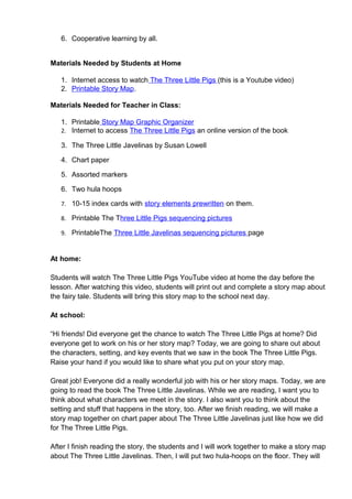 A flipped kindergarten lesson | PDF