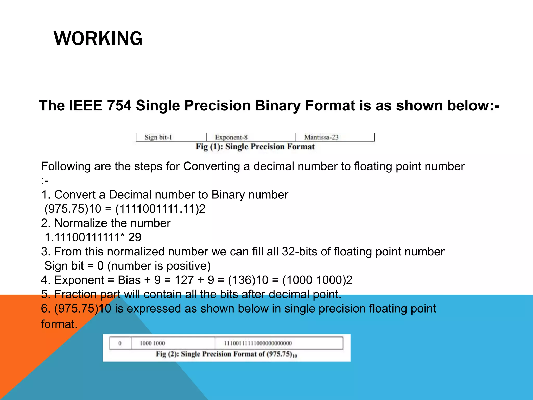 A floating-point adder (IEEE 754 floating-point.pptx | Computing | Technology & Computing