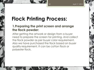 Flock print | PDF