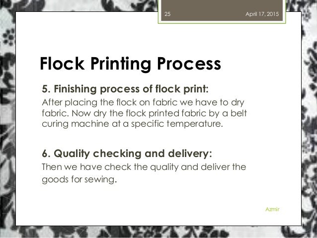 Flock print