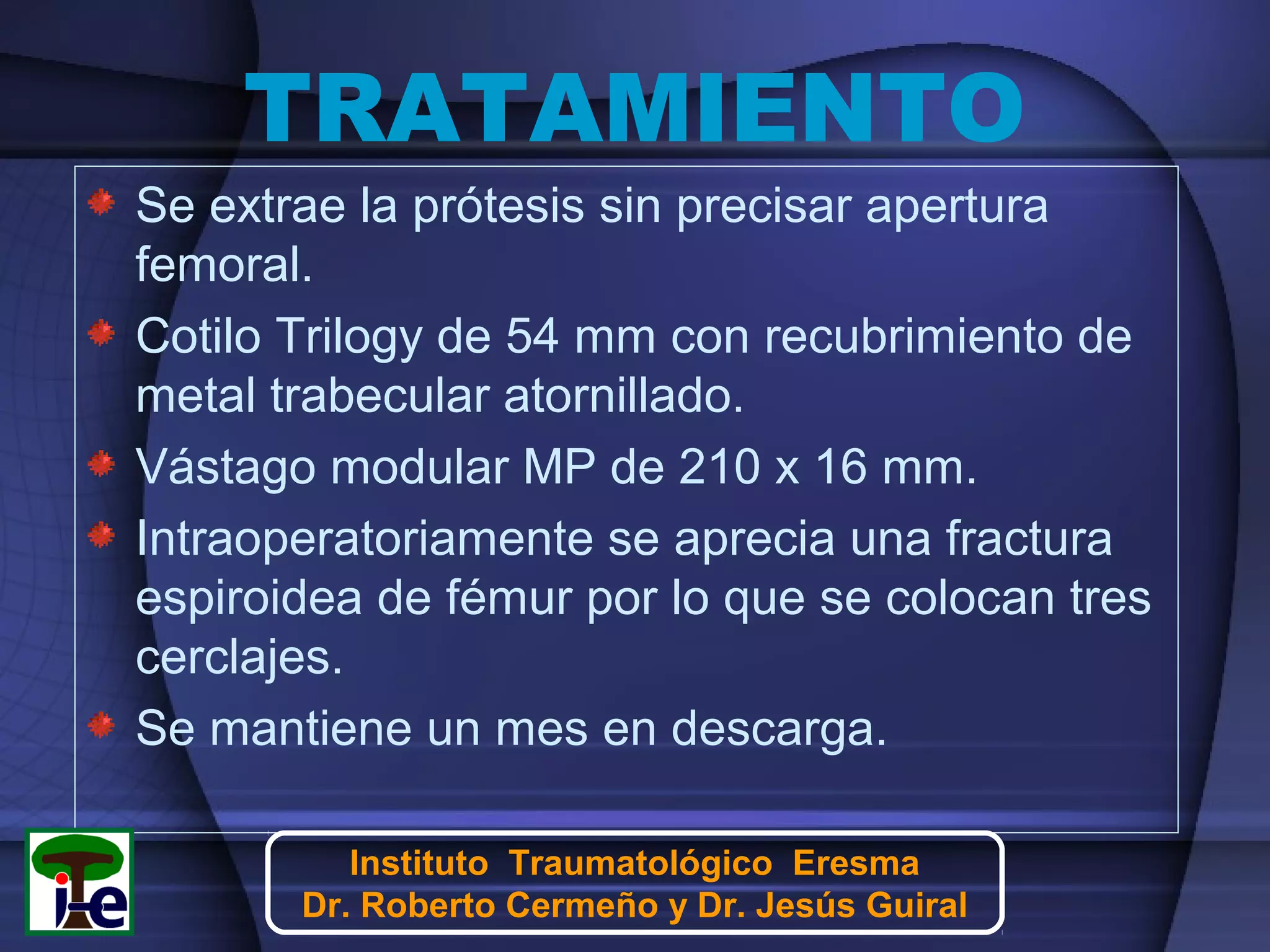 Aflojamiento de protesis total de cadera cementada | PPT | Physical ...