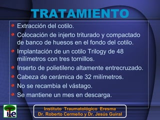 Aflojamiento de un cotilo no cementado | PPT