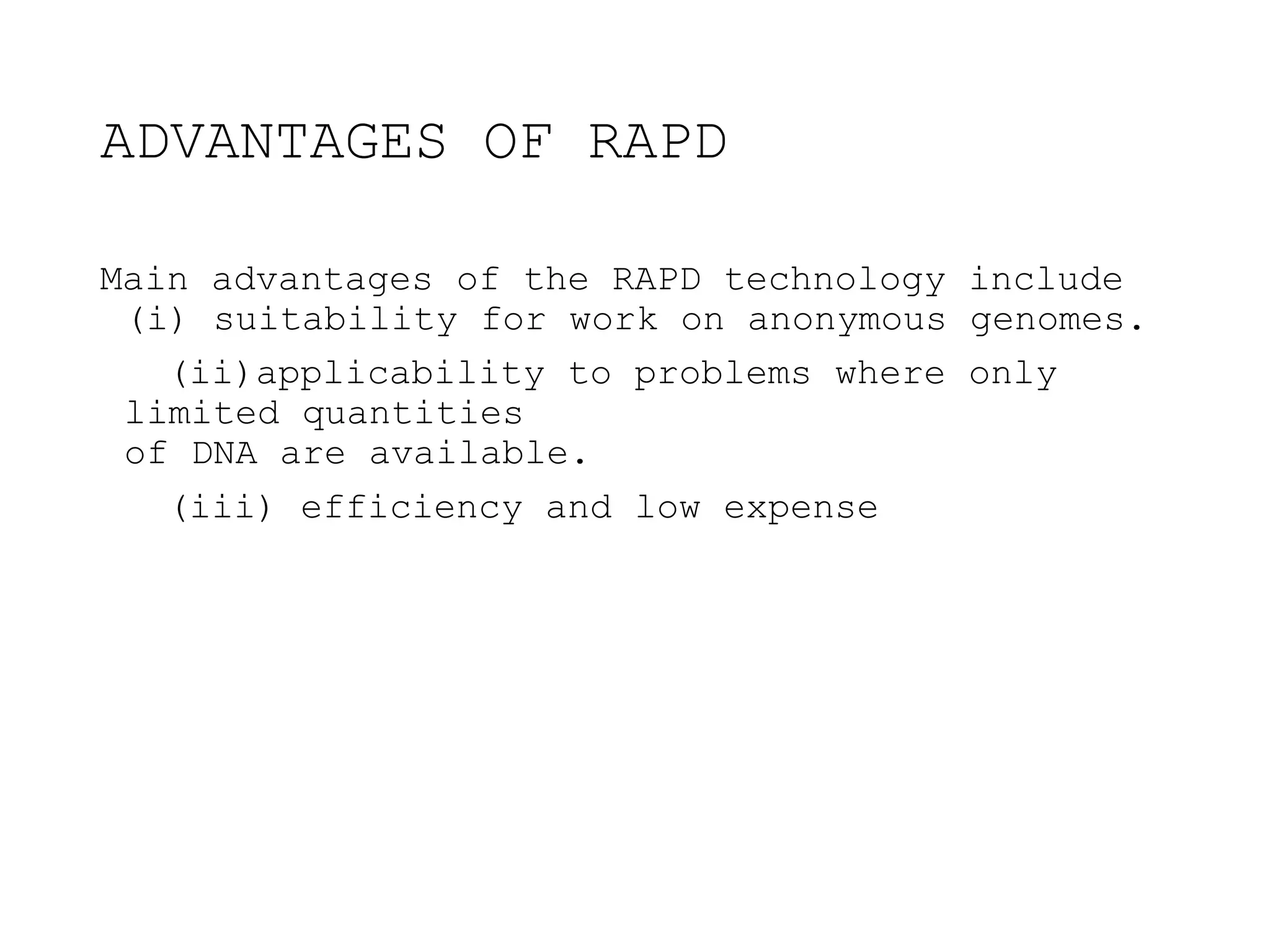 DNA Fingerprinting (AFLP, RFLP, RAPD) & Its advntages and application ...