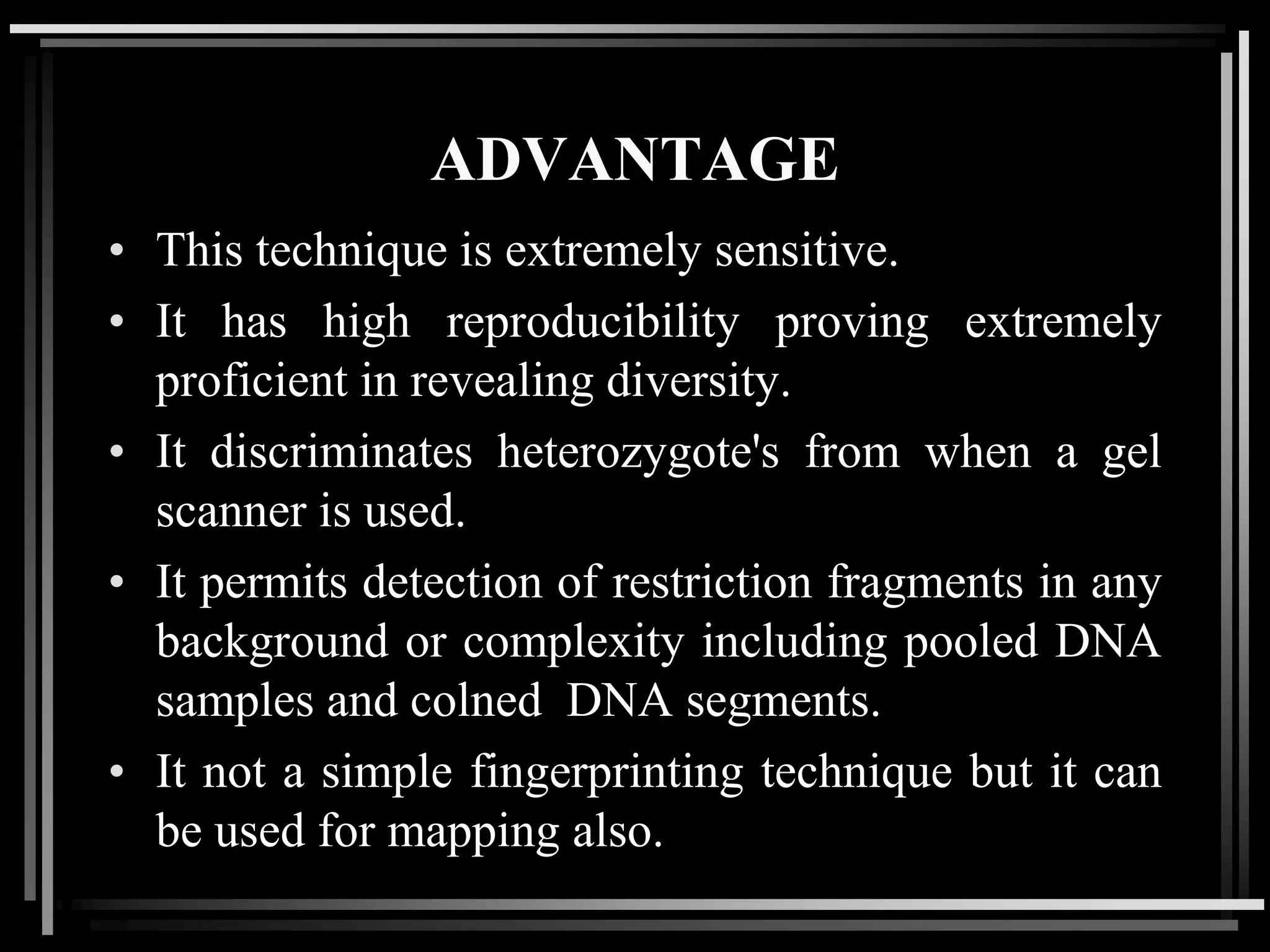 molecular marker AFLP, and application | PPT