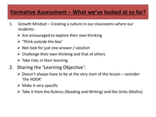 Assessment For Learning - Formative Assessment | PPTX