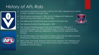 Afl presentation assessment 2b | PPTX