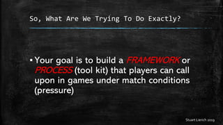 A Set Shot Goal Kicking Framework For AFL Football Coaches | PPT