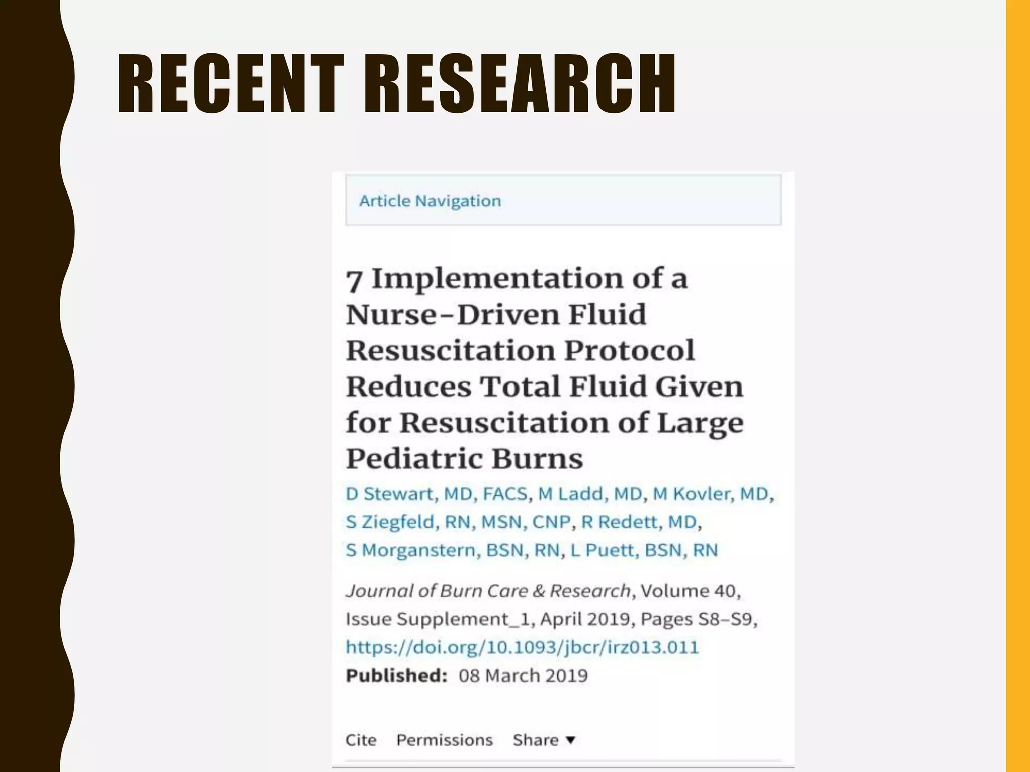Fluid resuscitation in burn patient | PPTX