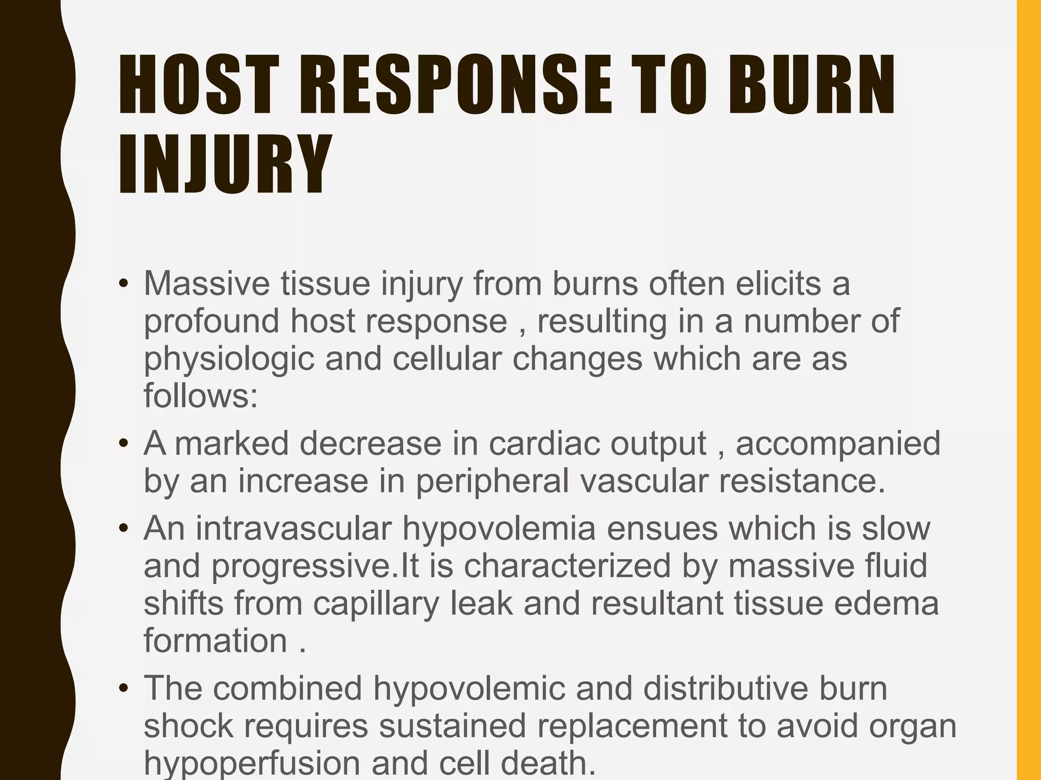 Fluid resuscitation in burn patient | PPTX