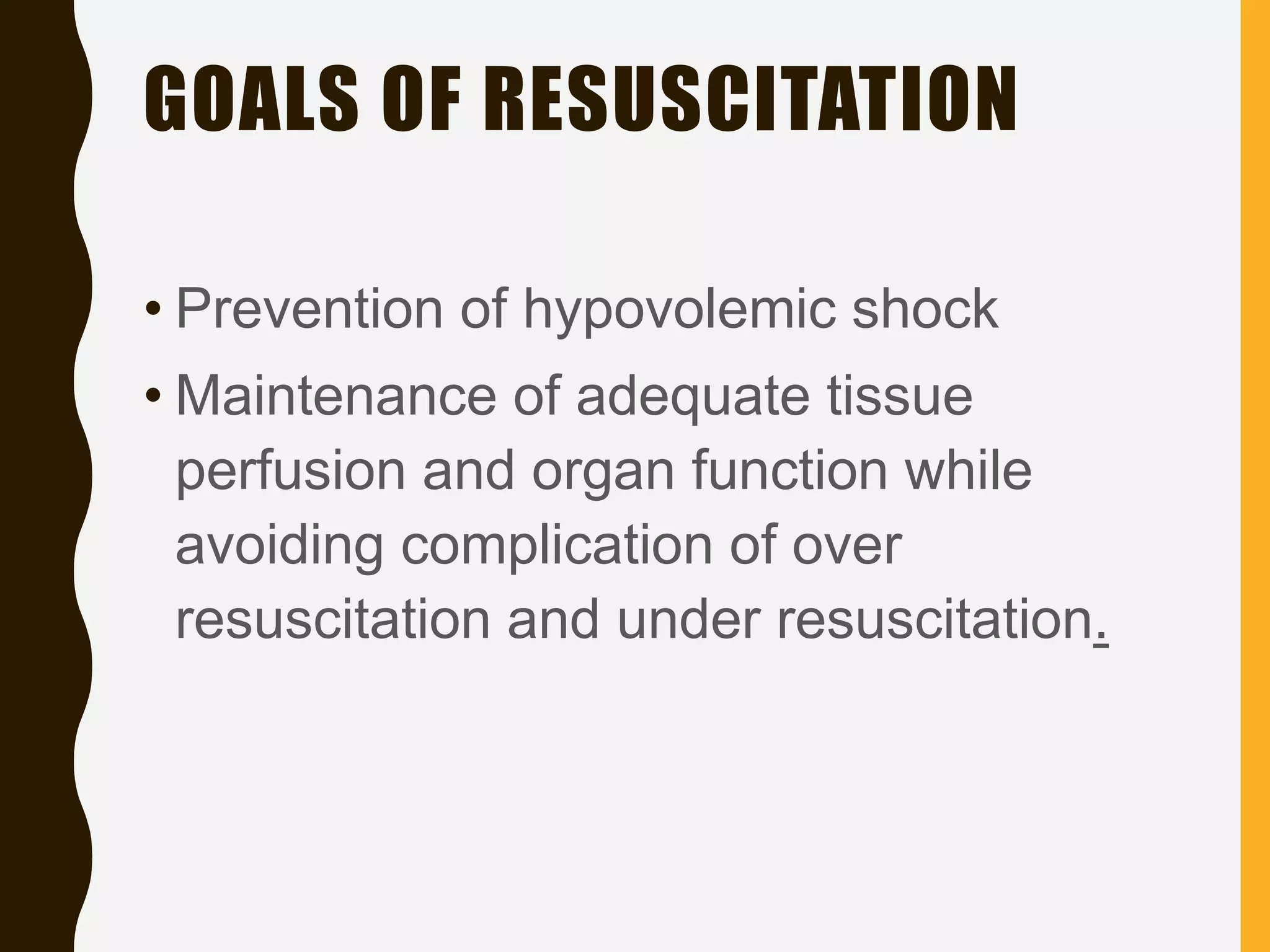 Fluid resuscitation in burn patient | PPTX