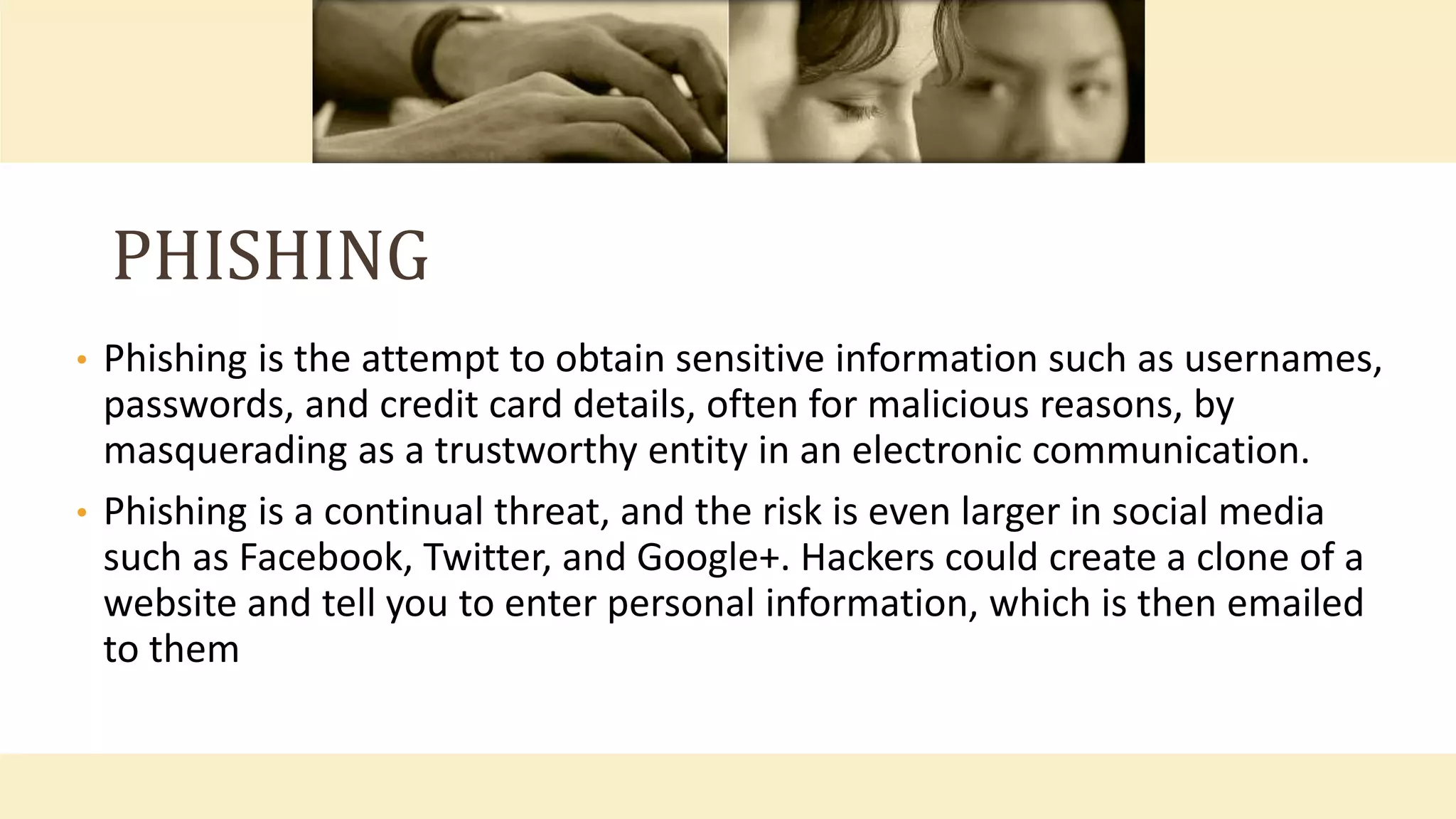 ELECTRONIC FRAUD TACTICS | PPTX