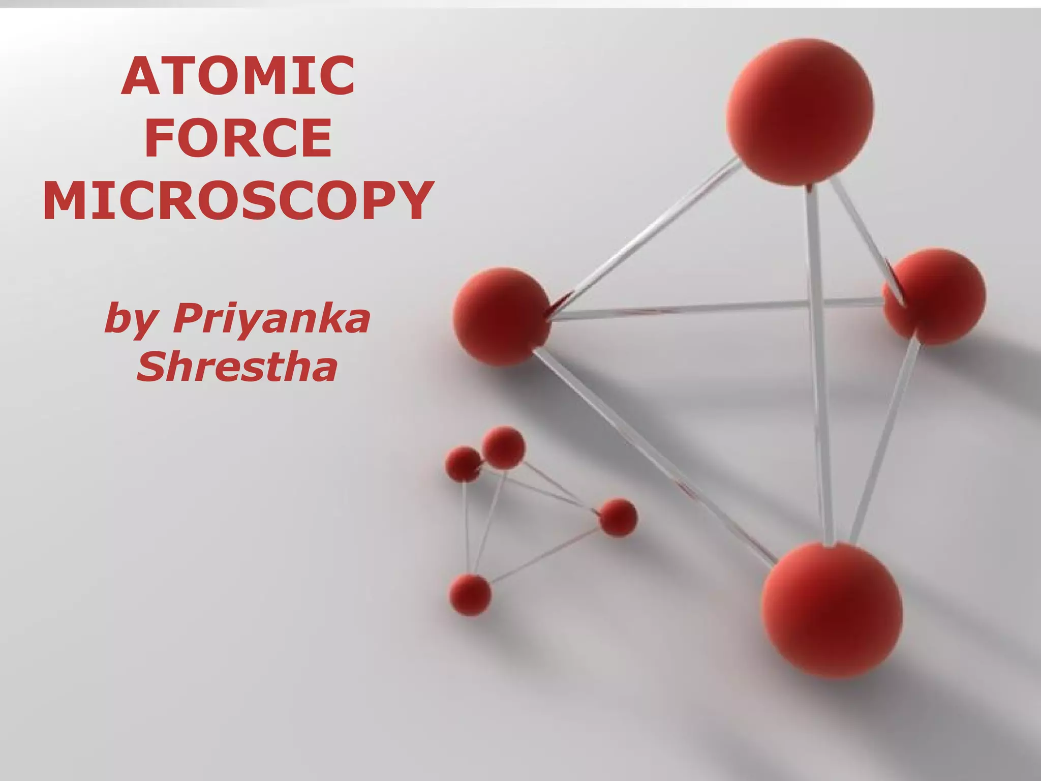 Atomic Force Microscopy | PPT